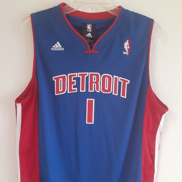 Reebok | Shirts | Chauncey Billups Detroit Pistons Throwback Jersey Nwt ...